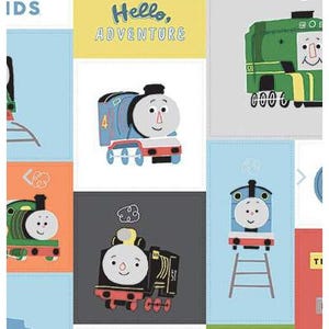 Thomas the Tank Engine Print Fabric by Riley Blake - Etsy