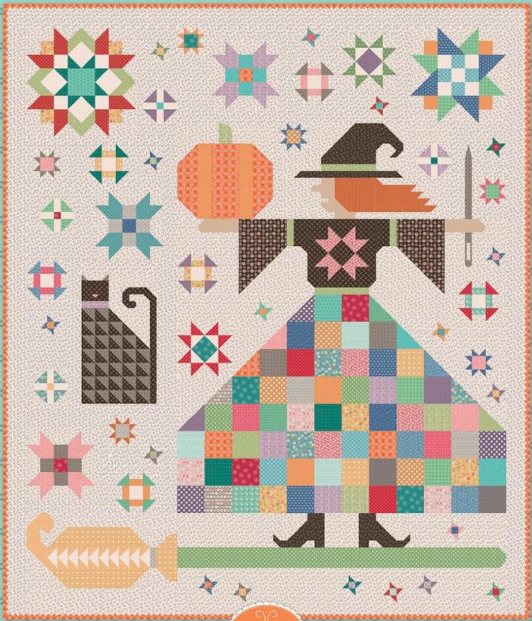 The Quilted Witch Quilt Pattern - Etsy