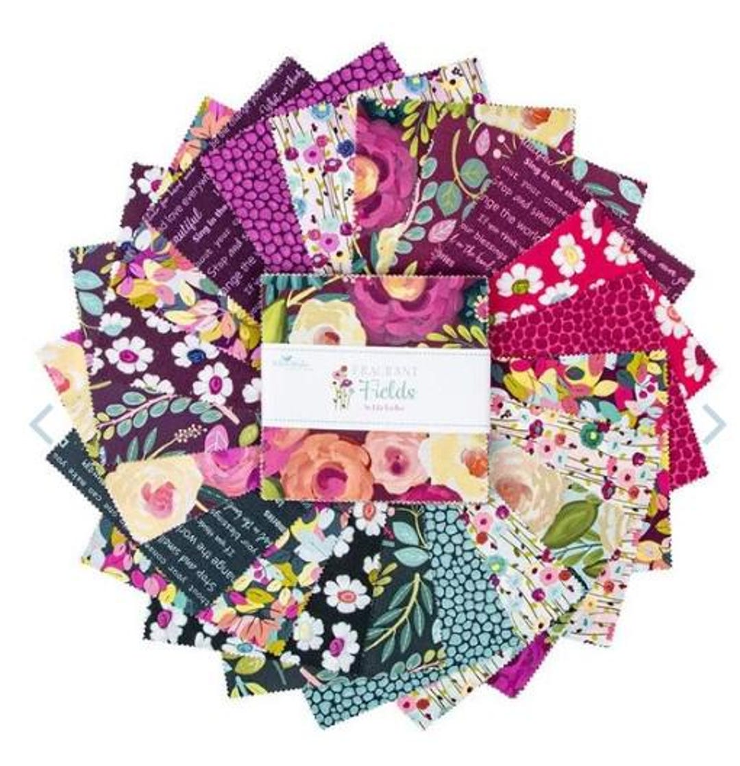 Fragrant Fields Fabric From Riley Blake Designs - 5" Stackers; 42 ...