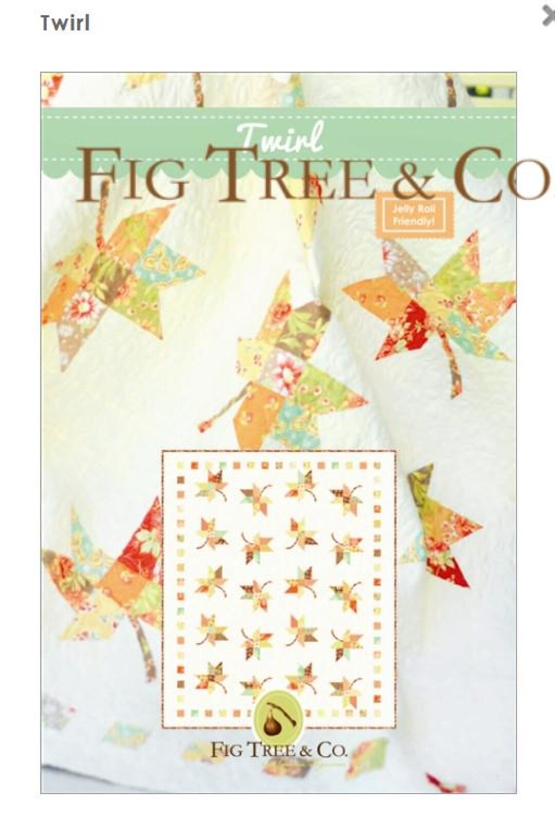 Twirl Quilt Pattern - Etsy