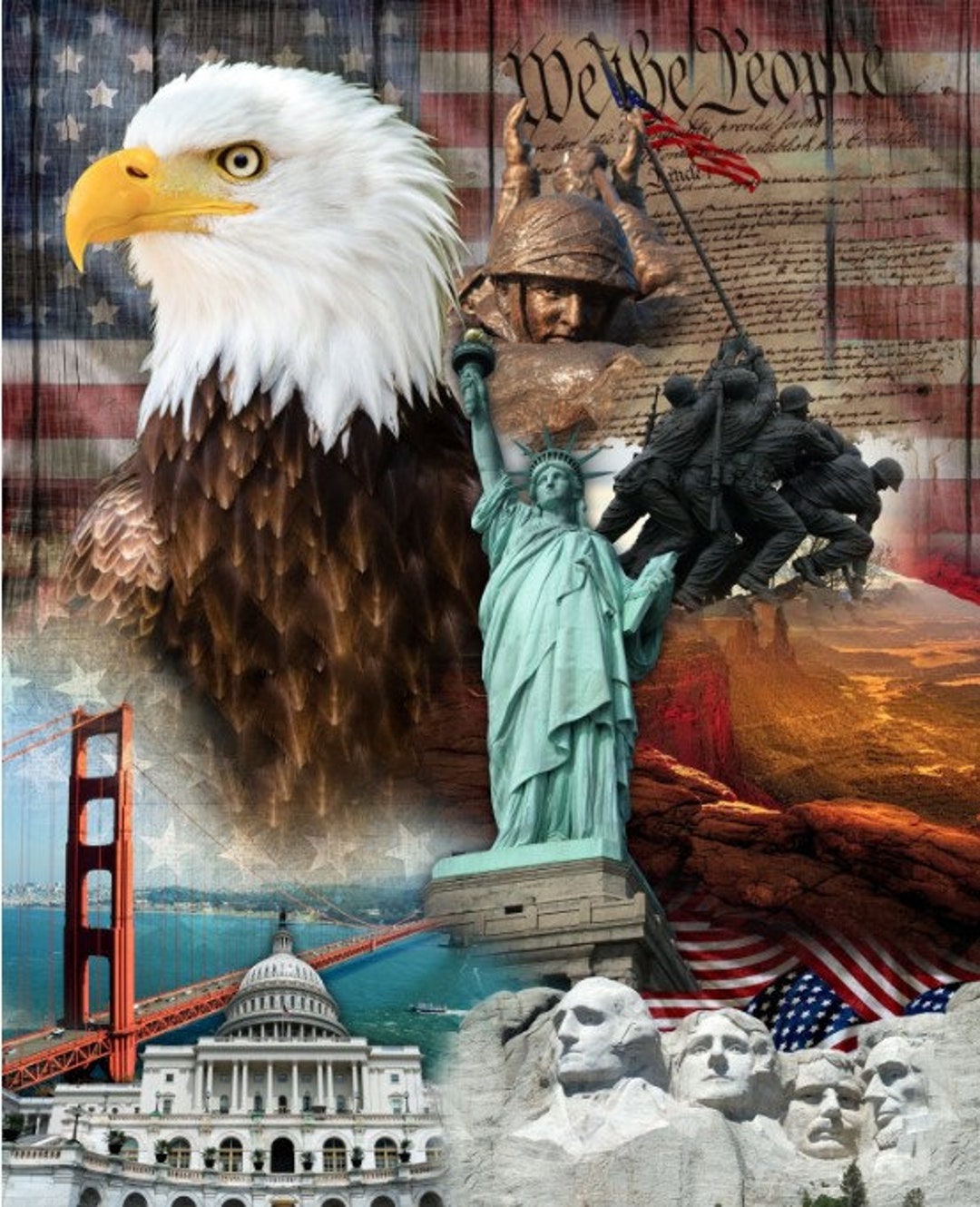 Quilts of Valor Fabric Panel - Etsy