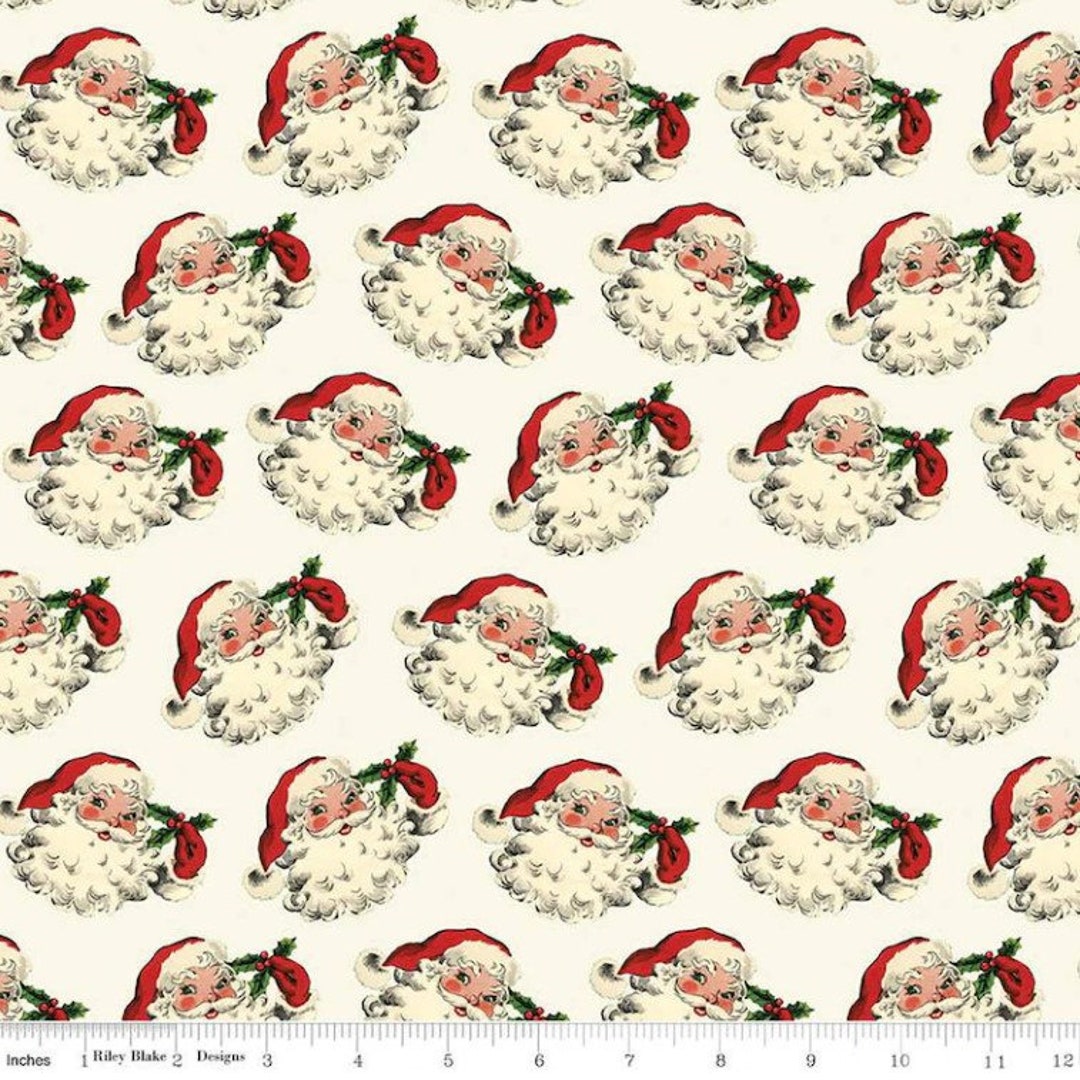 Old Fashioned Santas From Old Fashioned Christmas Fabric Collection ...