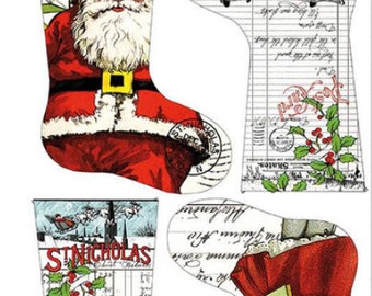 Nicholas Stocking Panel by Riley Blake Designs - Etsy