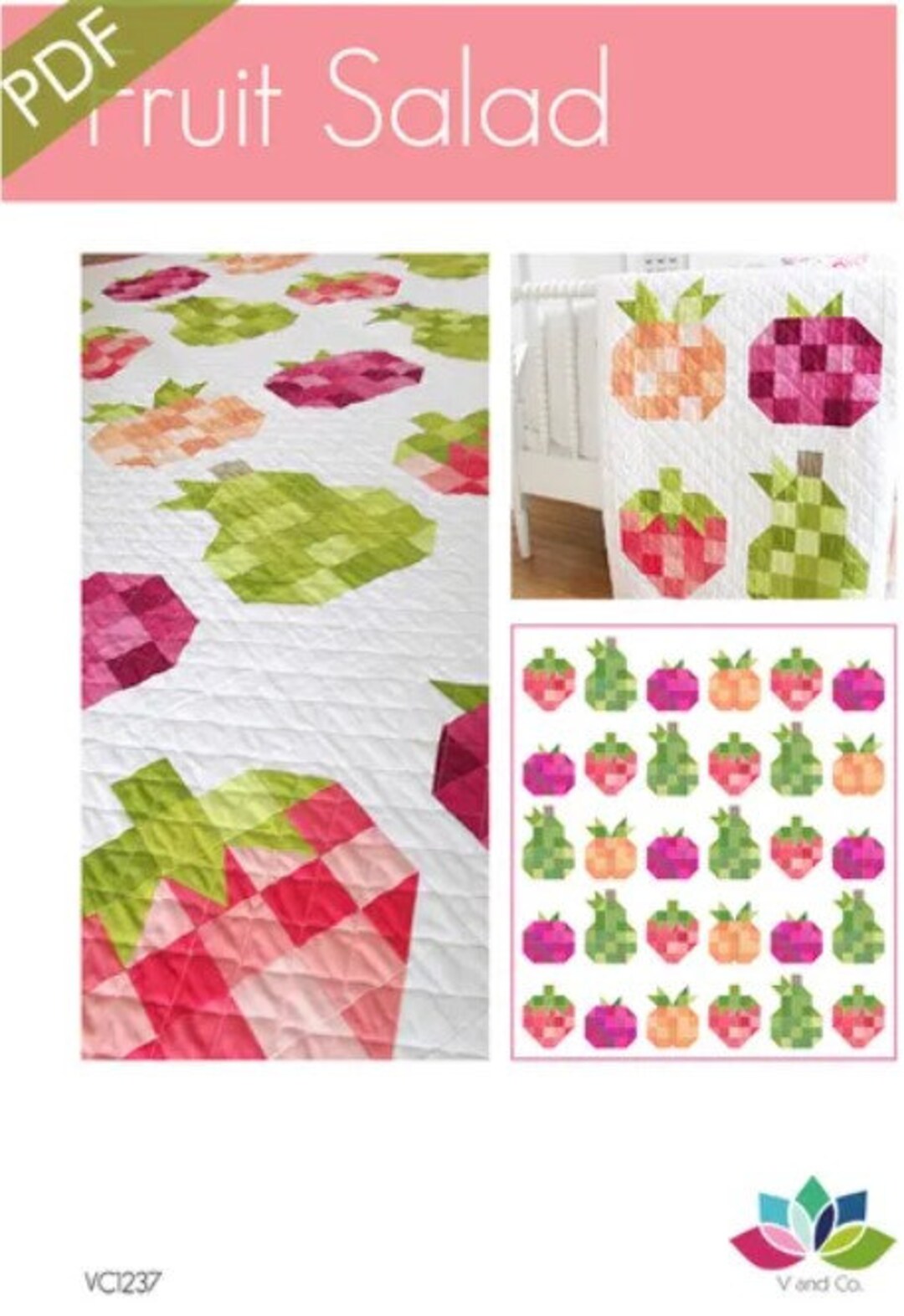 Fruit Salad Quilt Pattern - Etsy