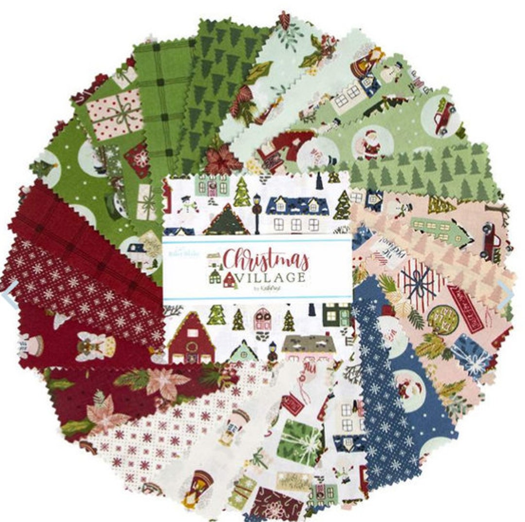 Christmas Village by Riley Blake Designs 5 Stackers 42 Pieces - Etsy