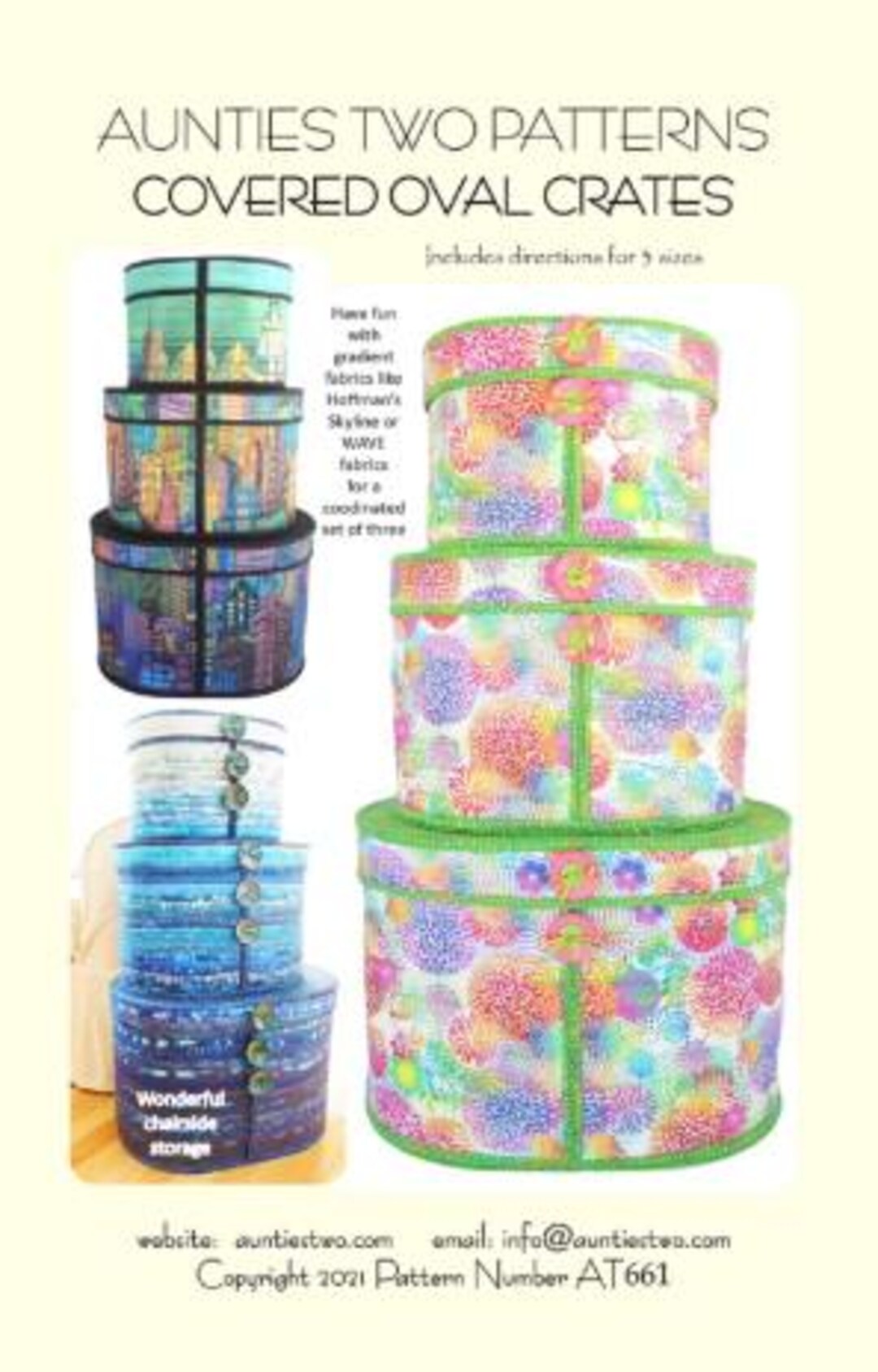 Covered Oval Crates Pattern - Etsy