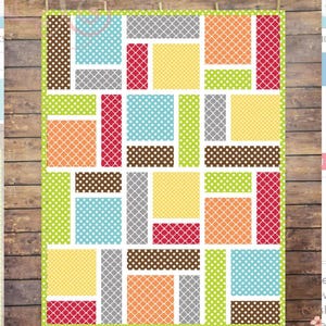 Building Blocks Quilt Pattern - Etsy