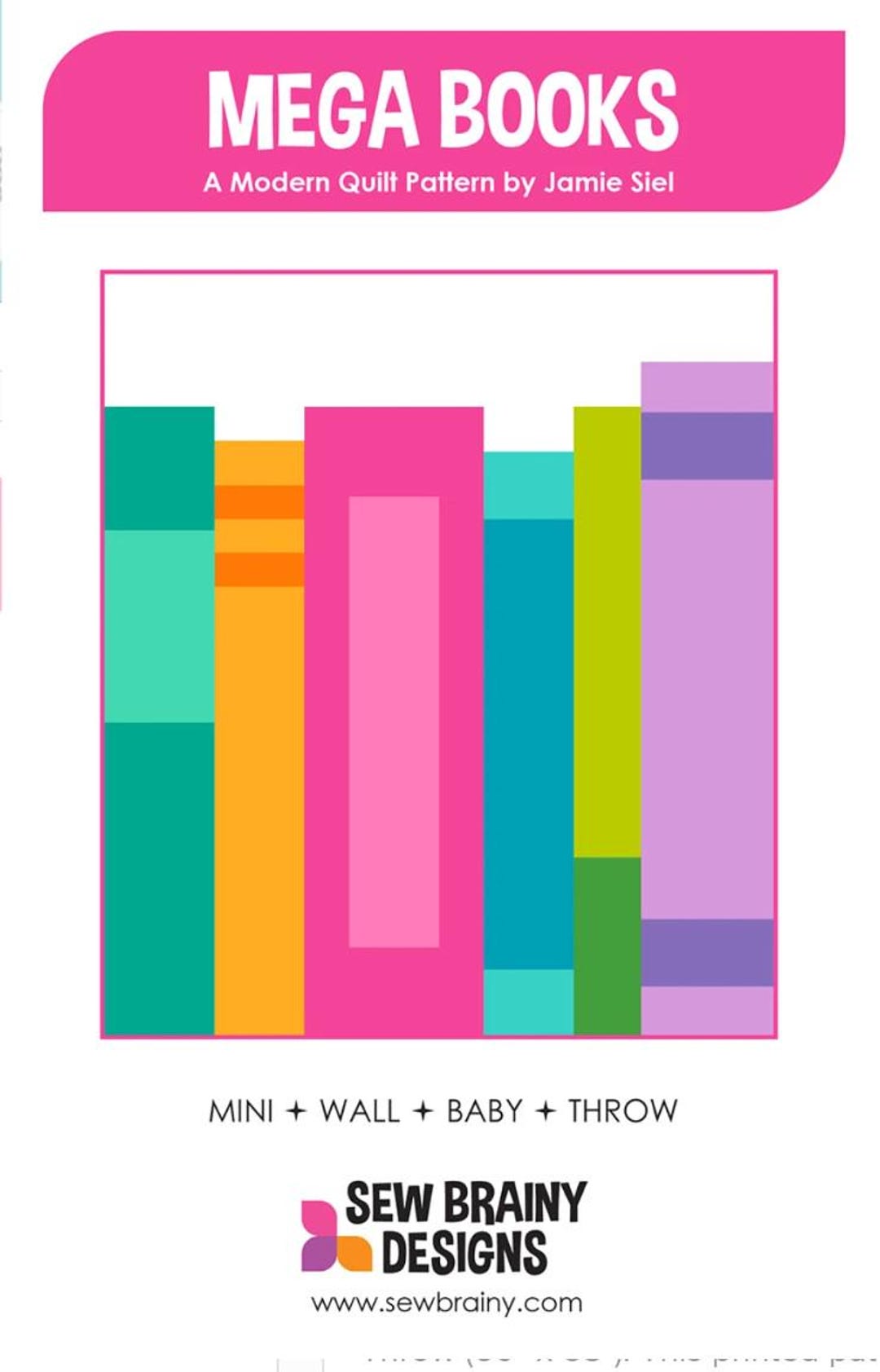 Mega Books Quilt Pattern - Etsy