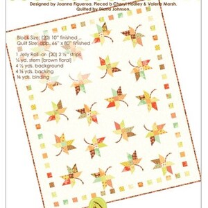 Twirl Pattern by Fig Tree & Company - Maple Leaves Quilt - Etsy