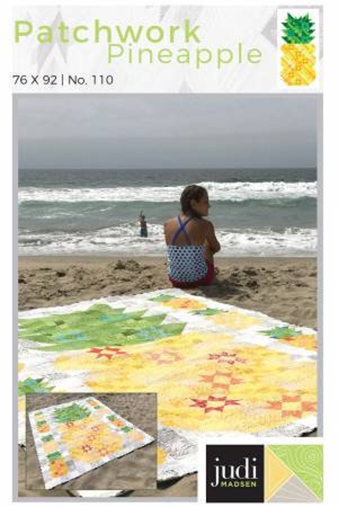 Pineapple Patchwork Quilt Pattern by Judi Madsen - Etsy UK