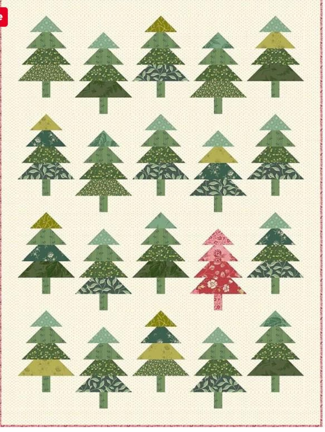 Holiday Forest Quilt Pattern - Etsy