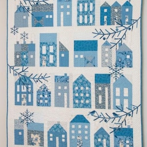 Winter Village Quilt Pattern - Etsy