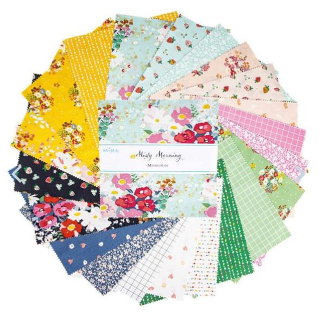 Misty Morning Fabric Collection by Riley Blake 42 5 Squares - Etsy