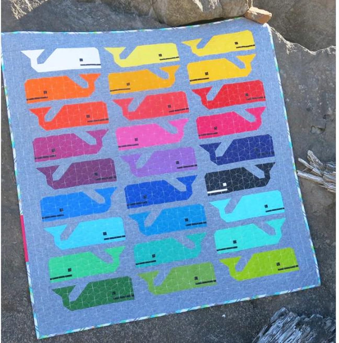 Preppy Whale Quilt Pattern - Etsy