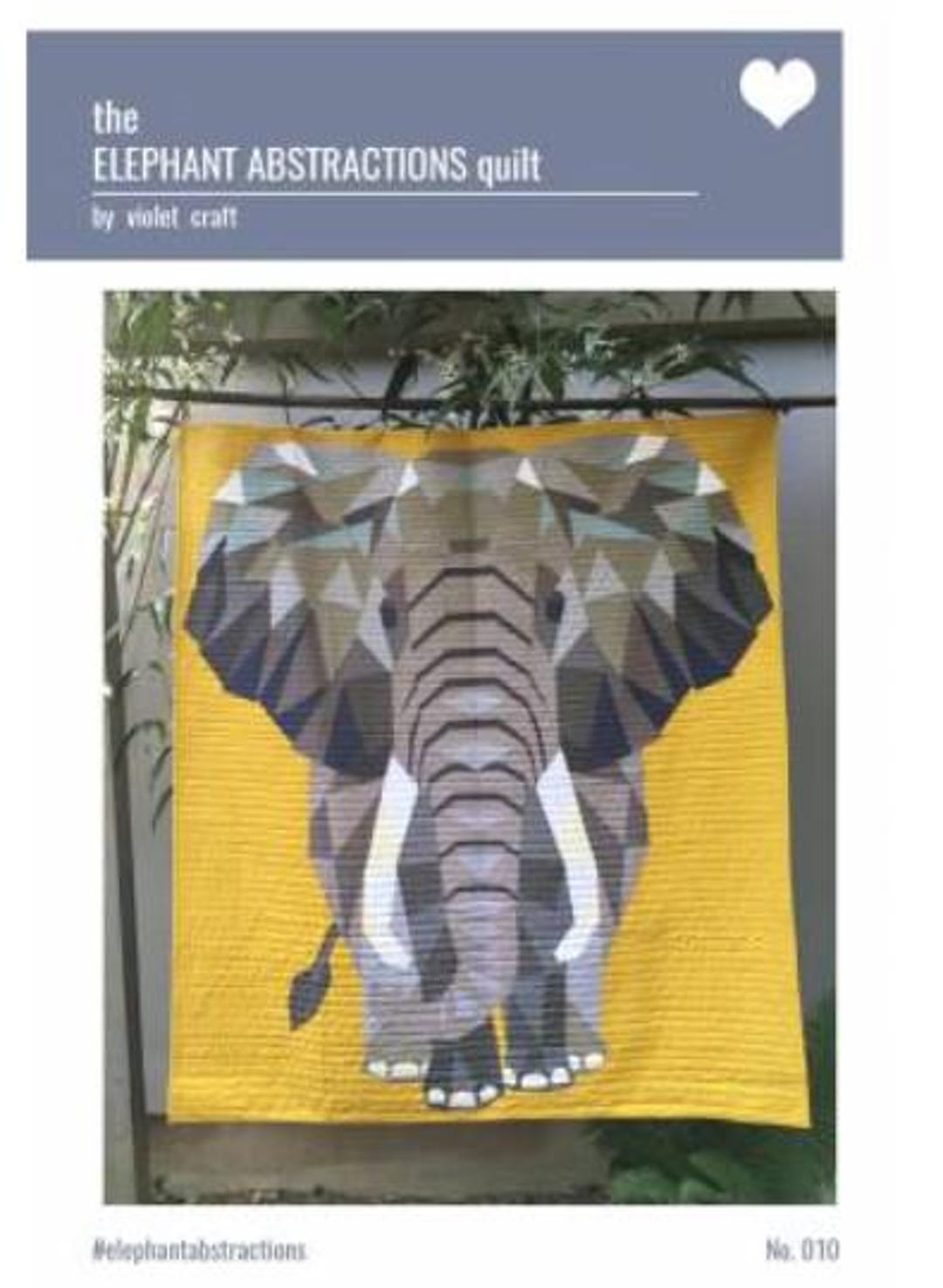 The Elephant Abstraction Quilt - Etsy