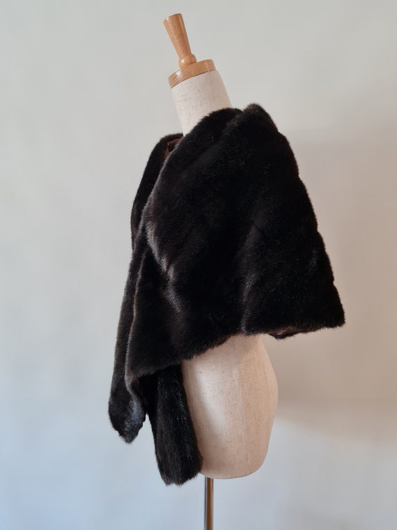 Evening faux fur wrap by Martin Moddel, Sydney, 1950… - Gem