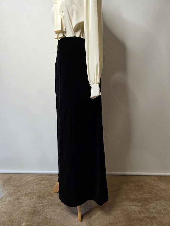 Kent of Melbourne 60s or 70s A Line Black Velvet max … - Gem