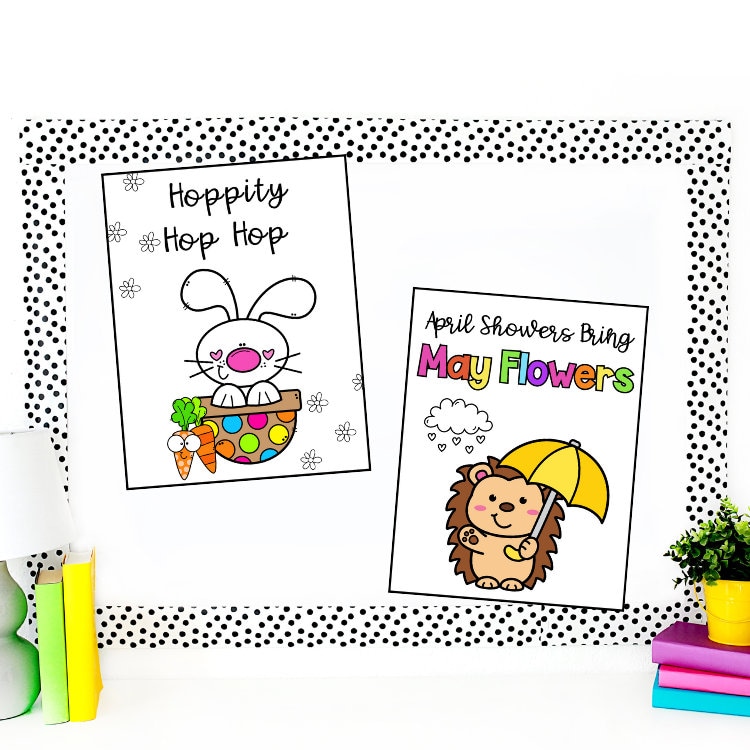 Spring Classroom Posters Easter Classroom Posters Easter Bulletin Board ...