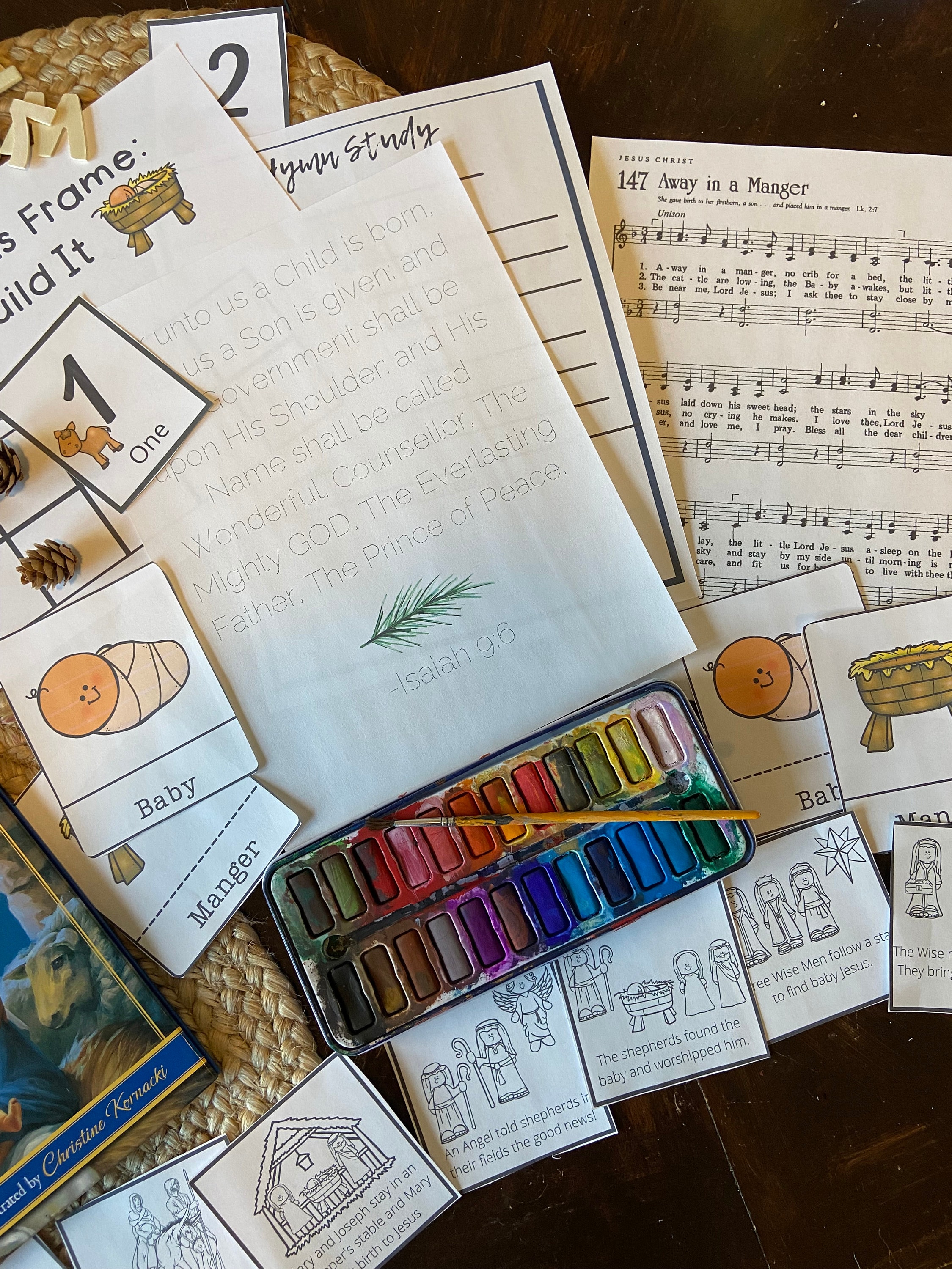 The First Christmas Early Learners Pack Christmas Mini Unit - Etsy