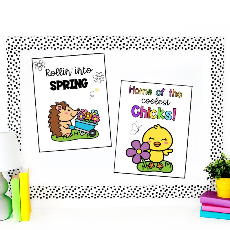 Spring Classroom Posters | Easter Classroom Posters | Easter Bulletin ...