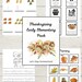 Thanksgiving Early Elementary Pack - Etsy