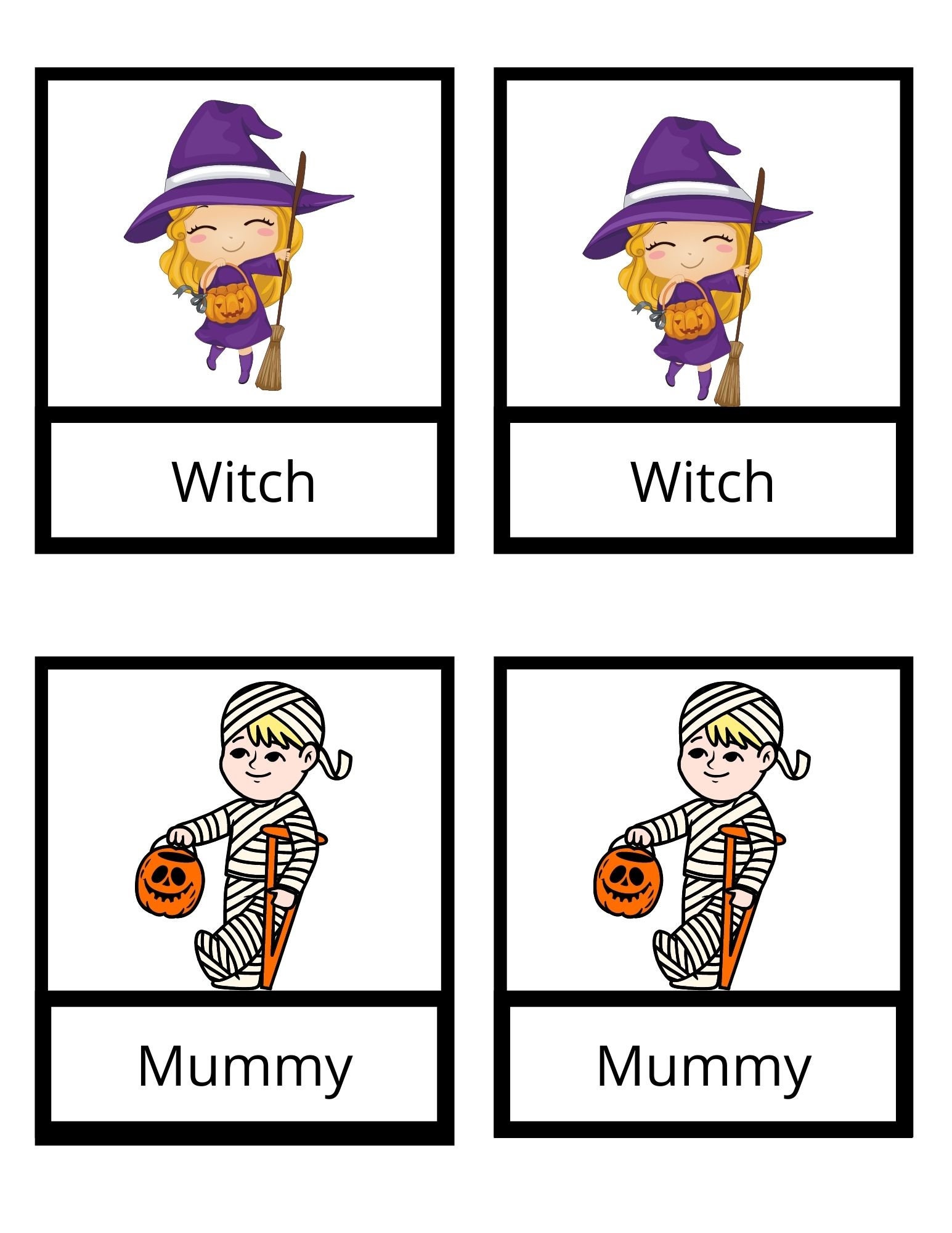 Halloween Early Learning Pack Halloween Mini Unit - Etsy