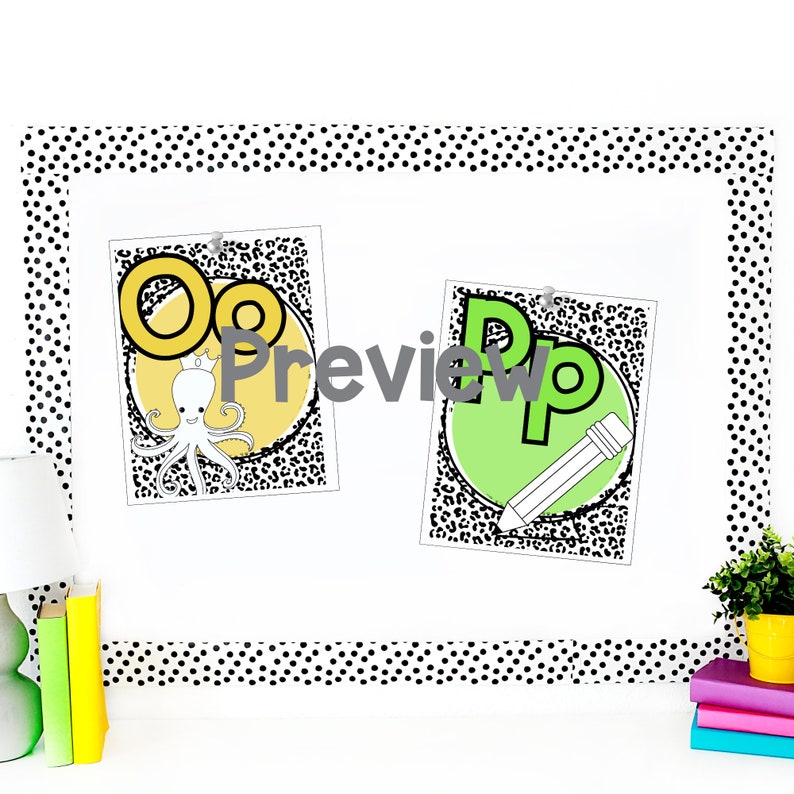 Rainbow Cheetah Alphabet Decor | Alphabet Posters | Rainbow Classroom ...