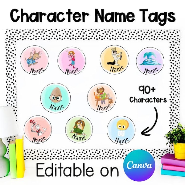 Tag Characters - Etsy UK