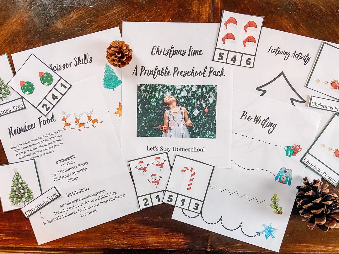 Preschool Christmas Bundle - Etsy