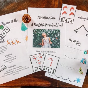 Preschool Christmas Bundle - Etsy