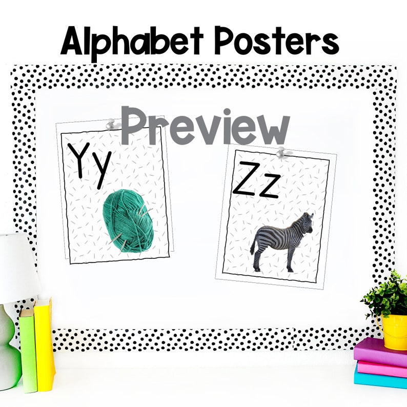 Photograph Alphabet Posters | Alphabet Poster Decor | Alphabet ...