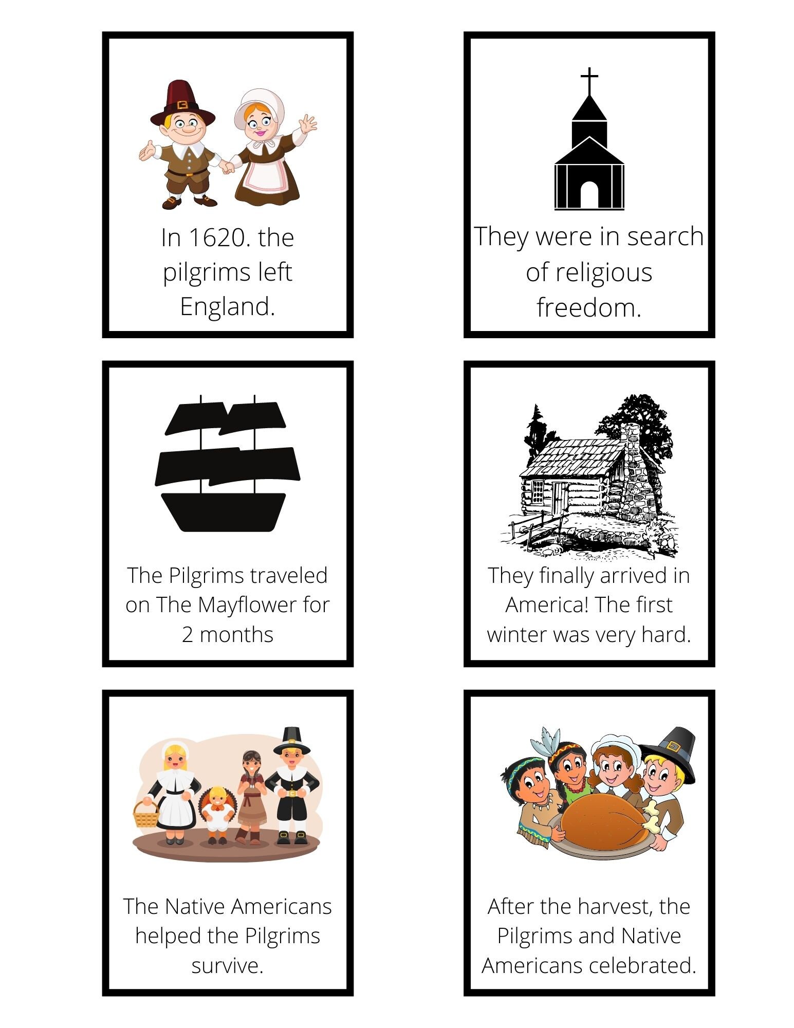 Thanksgiving Early Elementary Pack - Etsy