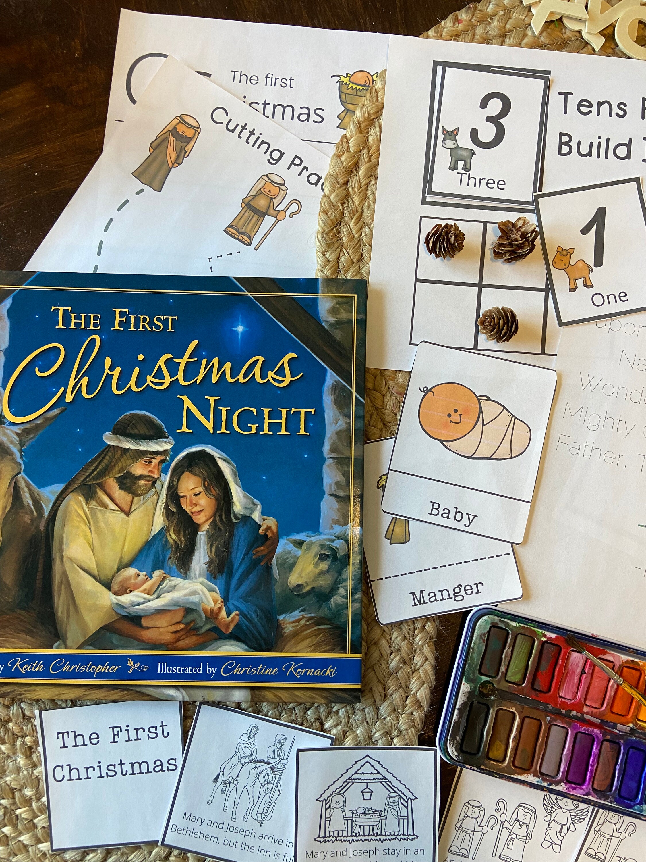 The First Christmas Early Learners Pack Christmas Mini Unit - Etsy