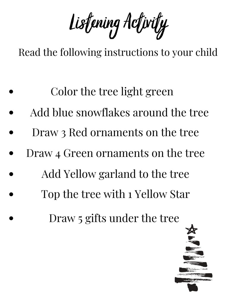 Preschool Christmas Bundle - Etsy