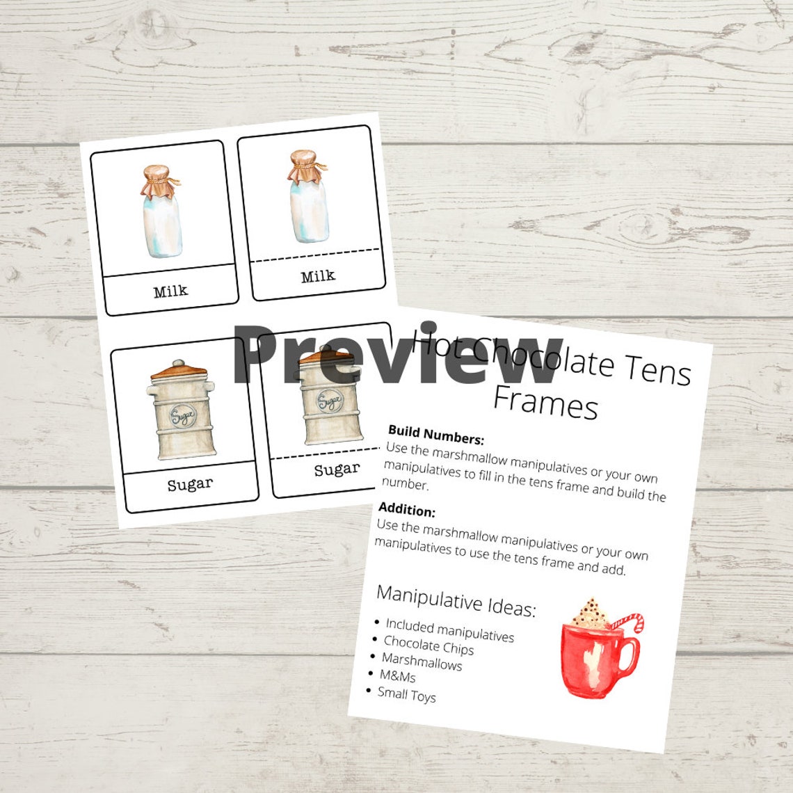 Hot Chocolate Homeschool Mini Unit Study | Hot Chocolate Printable Pack ...