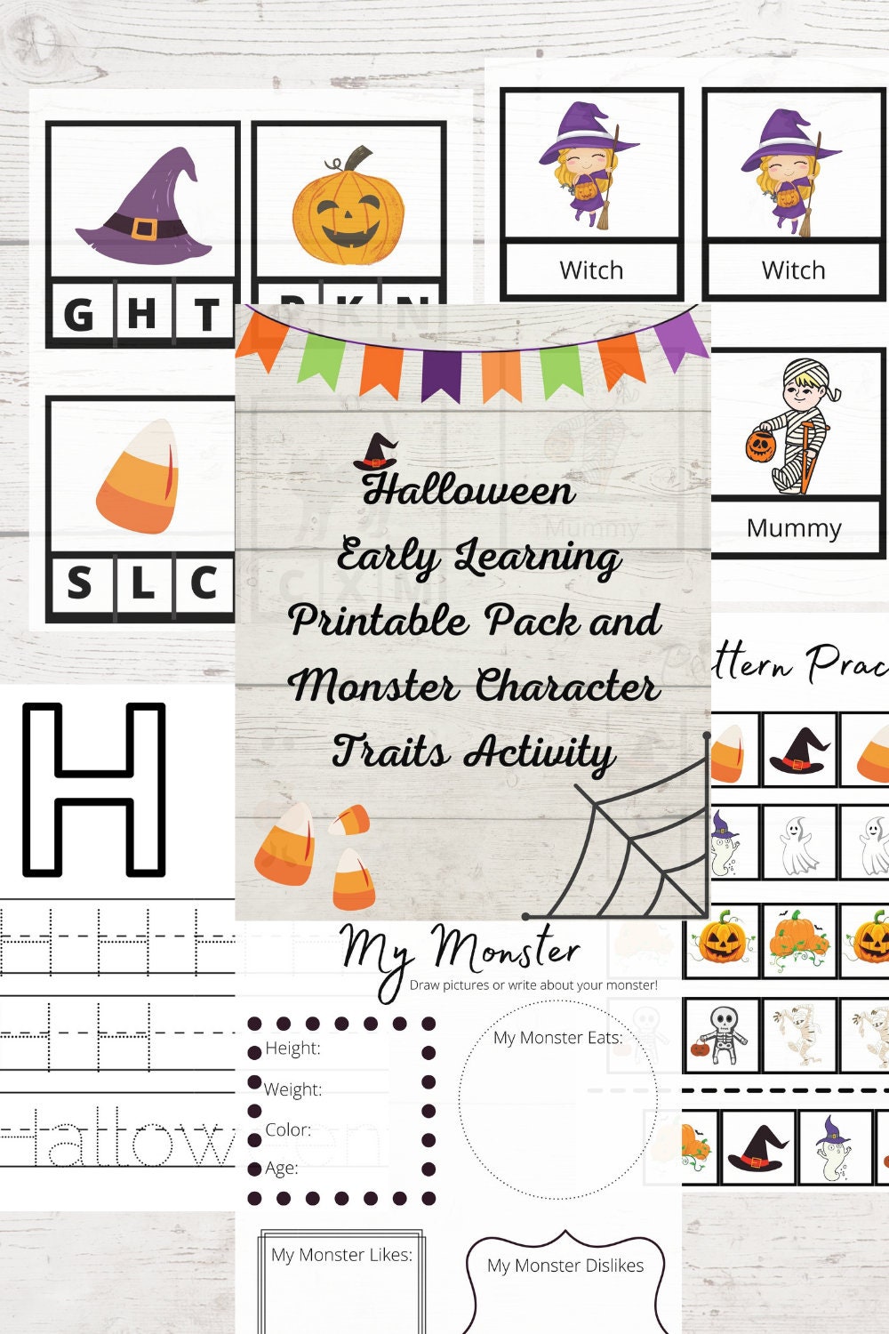 Halloween Early Learning Pack Halloween Mini Unit Halloween Unit Study ...