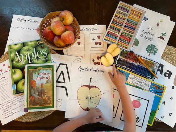 Apple Unit Study Apple Mini Unit Apple Study - Etsy