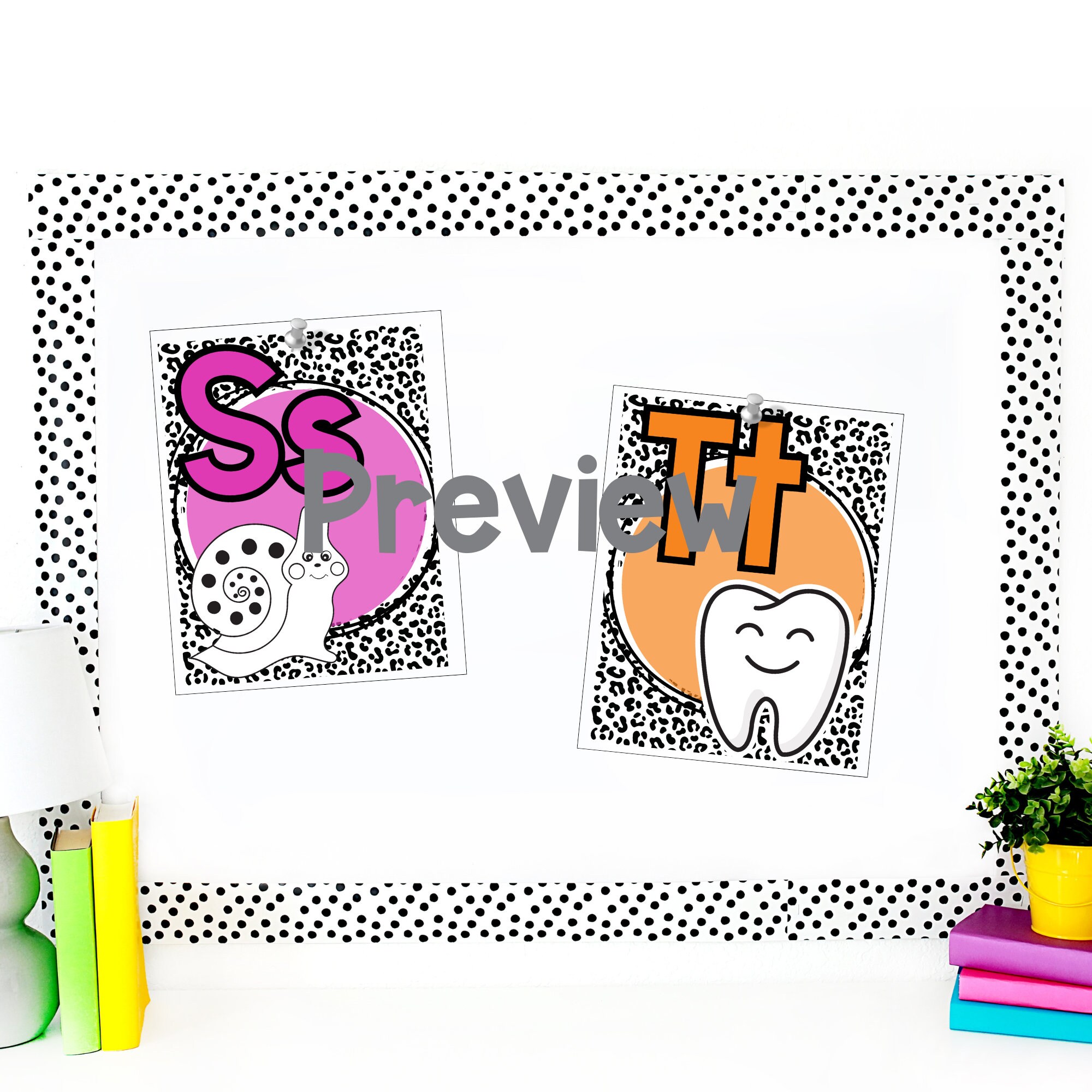 Rainbow Cheetah Alphabet Decor | Alphabet Posters | Rainbow Classroom ...