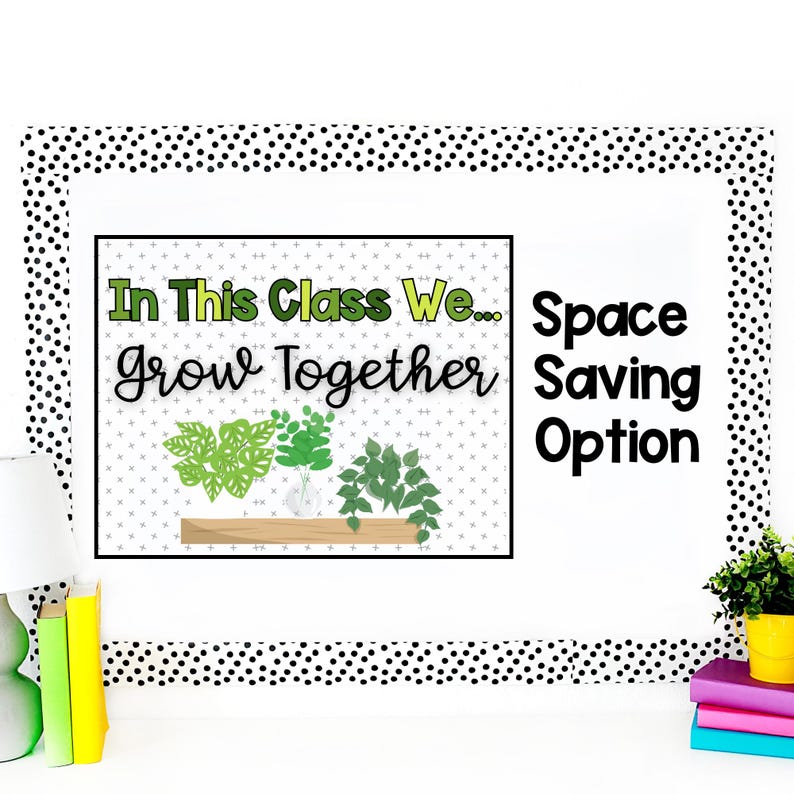 Plant Themed Classroom Door Display | Plant Themed Locker Nametags ...