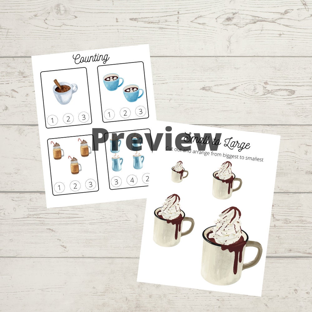 Hot Chocolate Homeschool Mini Unit Study Hot Chocolate - Etsy