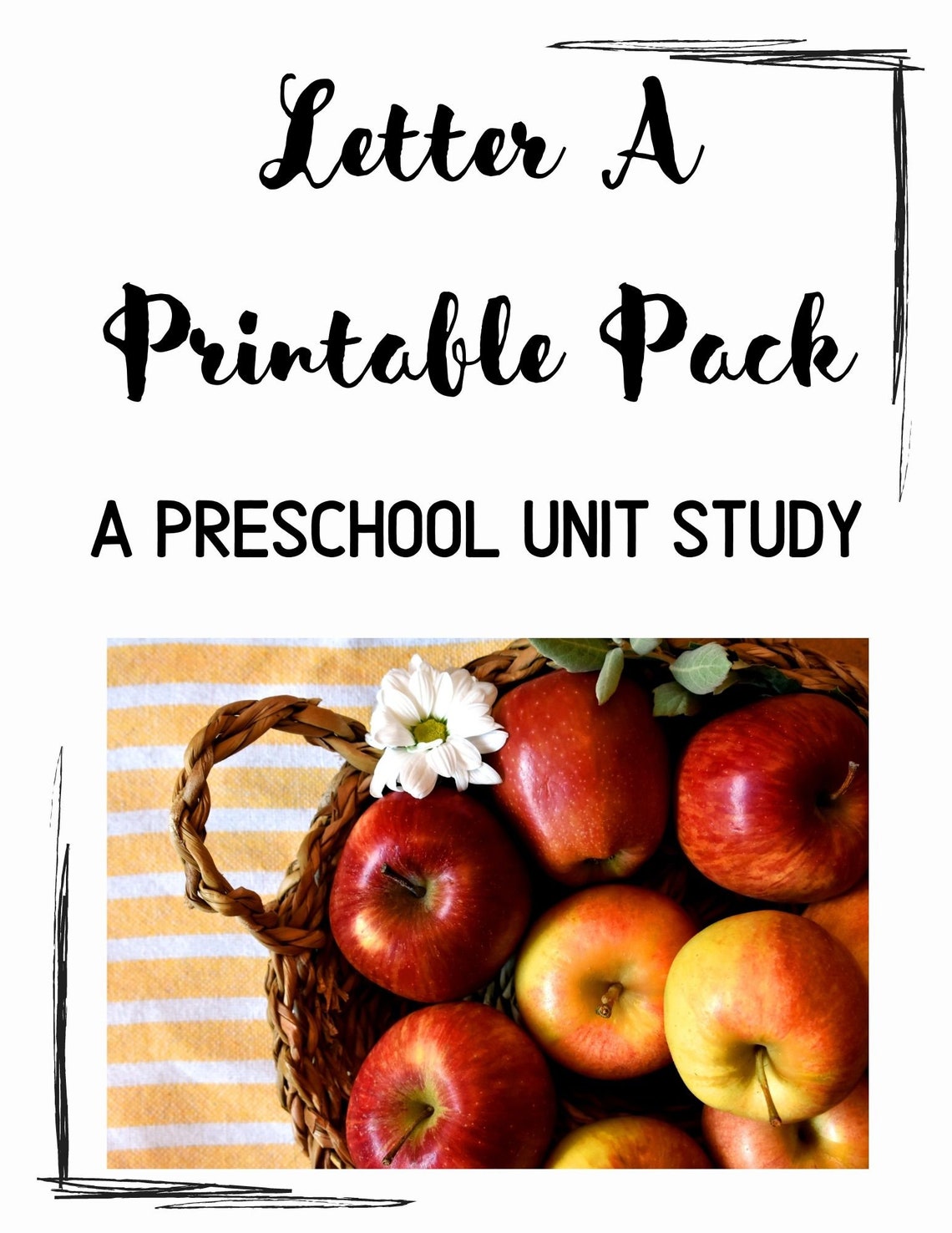 Letter A Unit Study Letter A Mini Unit Alphabet Mini Unit - Etsy