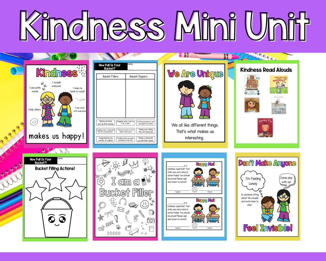 Kindness Unit Study Kindness Read Alouds Kindness Social Emotional ...