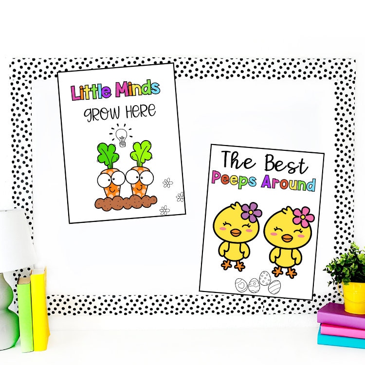 Spring Classroom Posters Easter Classroom Posters Easter Bulletin Board ...