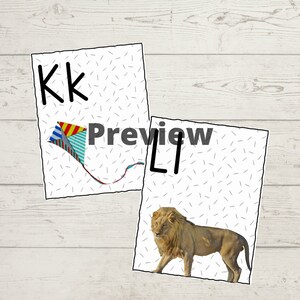 Photograph Alphabet Posters Alphabet Poster Decor Alphabet - Etsy