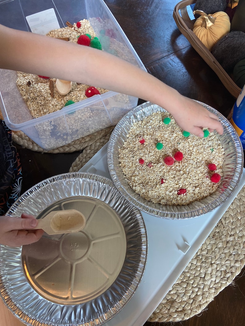 Apple Pie Sensory Bin Recipe Cards DIY Sensory Bin Apple - Etsy