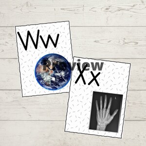 Photograph Alphabet Posters Alphabet Poster Decor Alphabet - Etsy