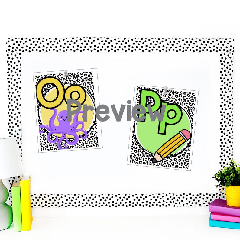 Rainbow Cheetah Alphabet Posters: Classroom Decor - Etsy