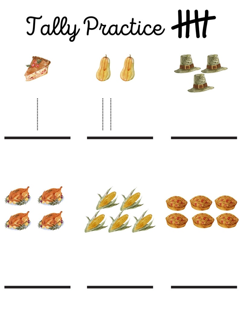 Thanksgiving Early Elementary Pack - Etsy