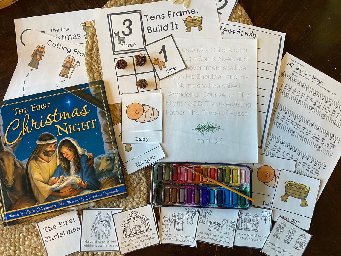 The First Christmas Early Learners Pack Christmas Mini Unit - Etsy