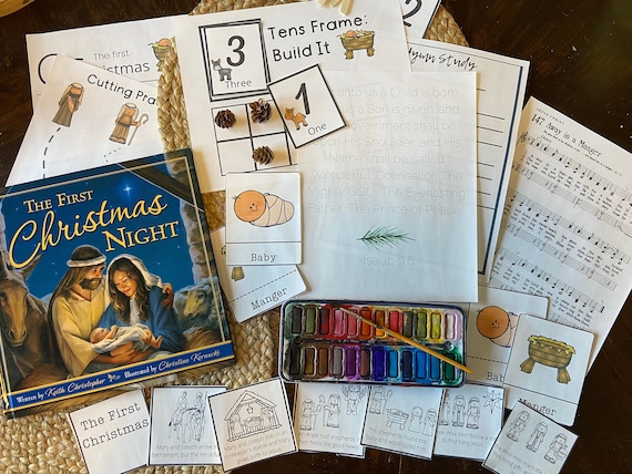 The First Christmas Early Learners Pack Christmas Mini Unit | Etsy